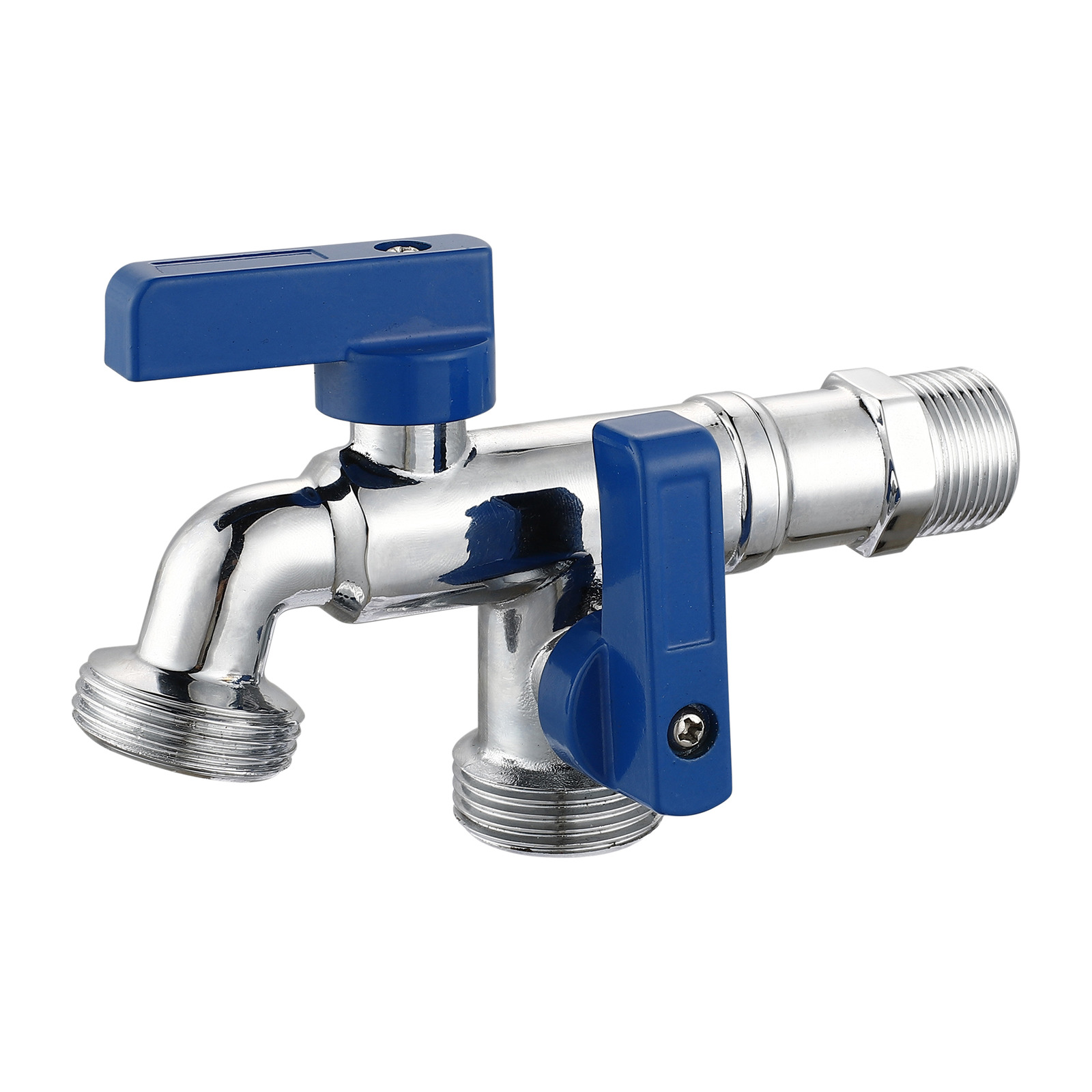 20mm Chrome Plated Male Dual Garden Tap - Enduraseal