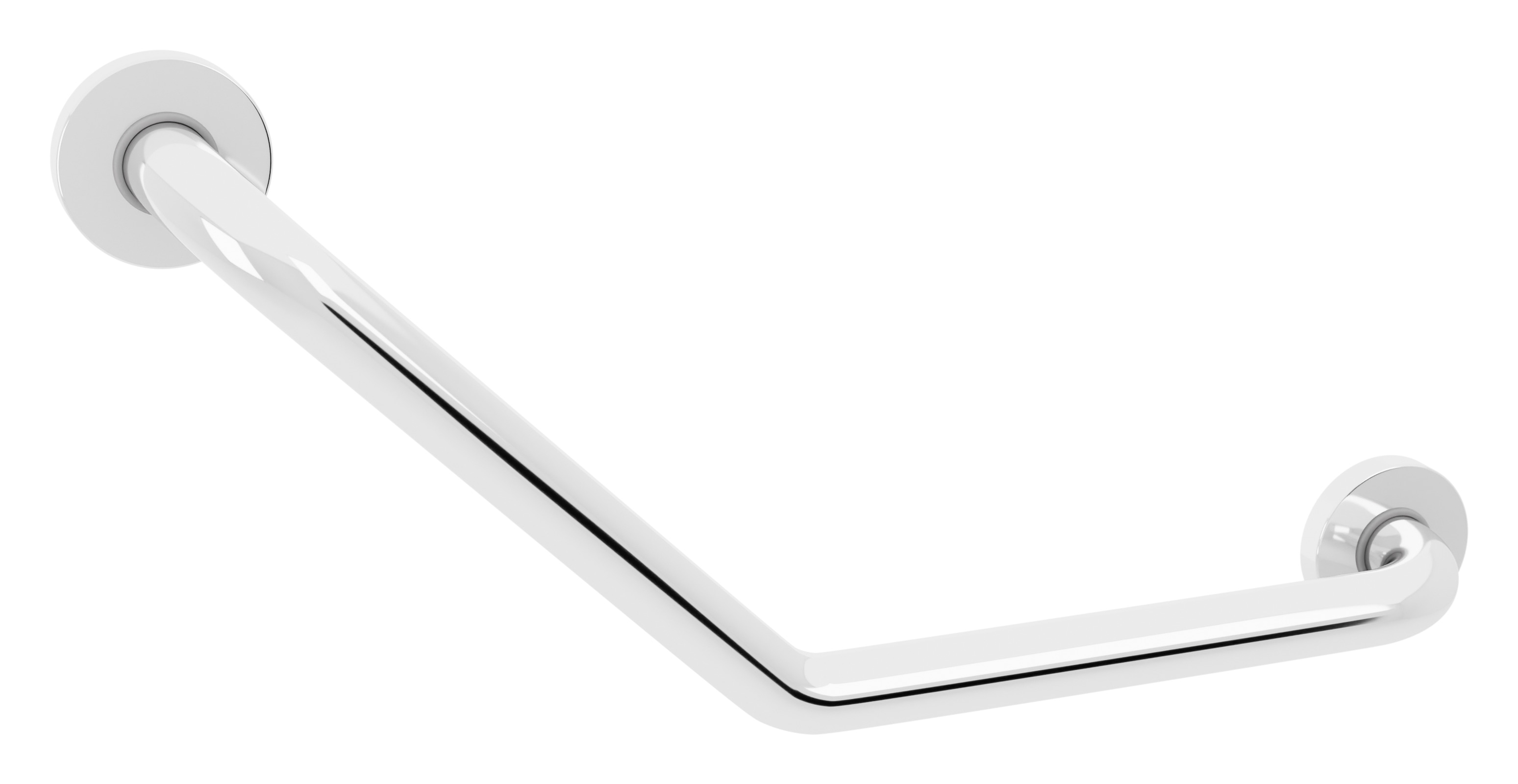 Concealed Flange 45 Deg Angled Grab Rail 300mm x 300mm x 32mm SS PSS ...