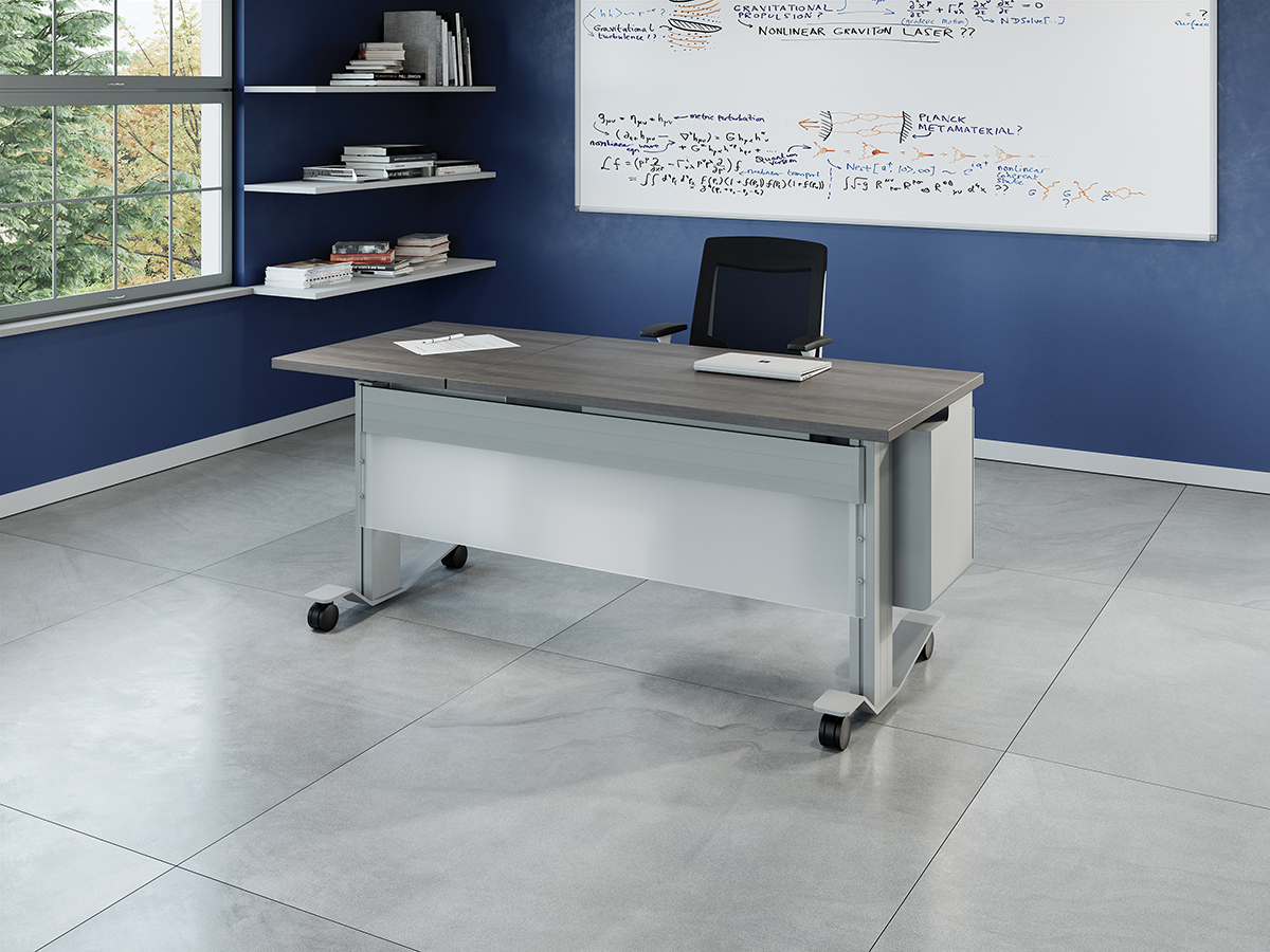 Hooligan | Teachers Desk with Attached Height Adjustable Podium ...